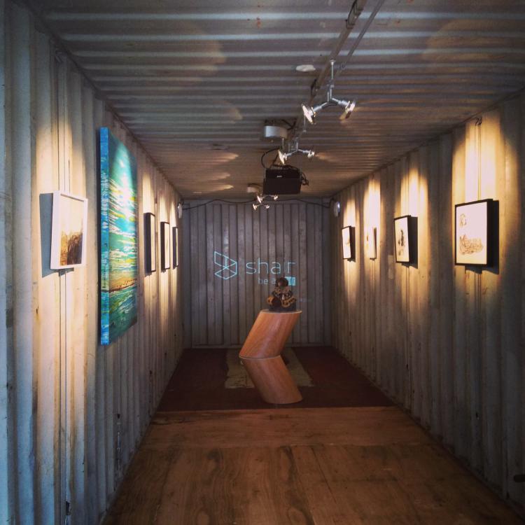 dst group | From a sea-going container to an art exhibition space