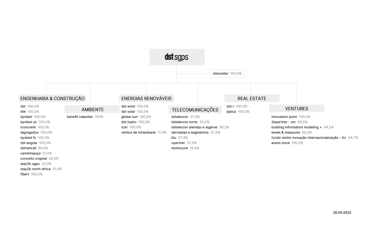 dst group | Informação financeira